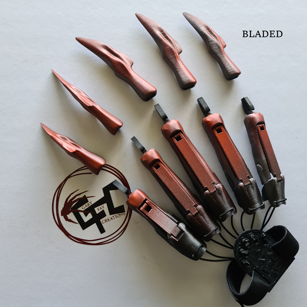 Articulated fingers with detachable tips - Single hand – Gary Fay Creations